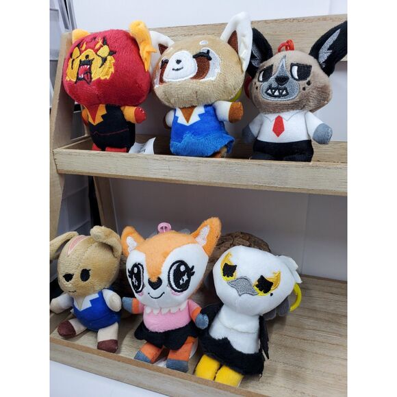 Hot Topic | Accessories | Aggretsuko Plush Keychain Dangler Set Of Six ...
